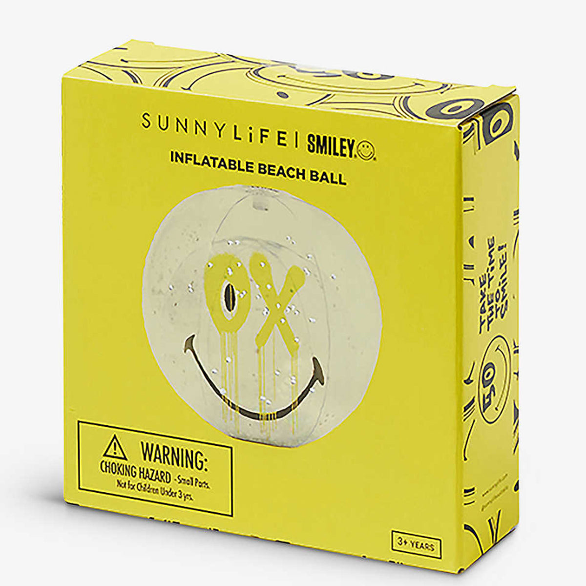 Smiley Print Beach Ball – Five And Dime